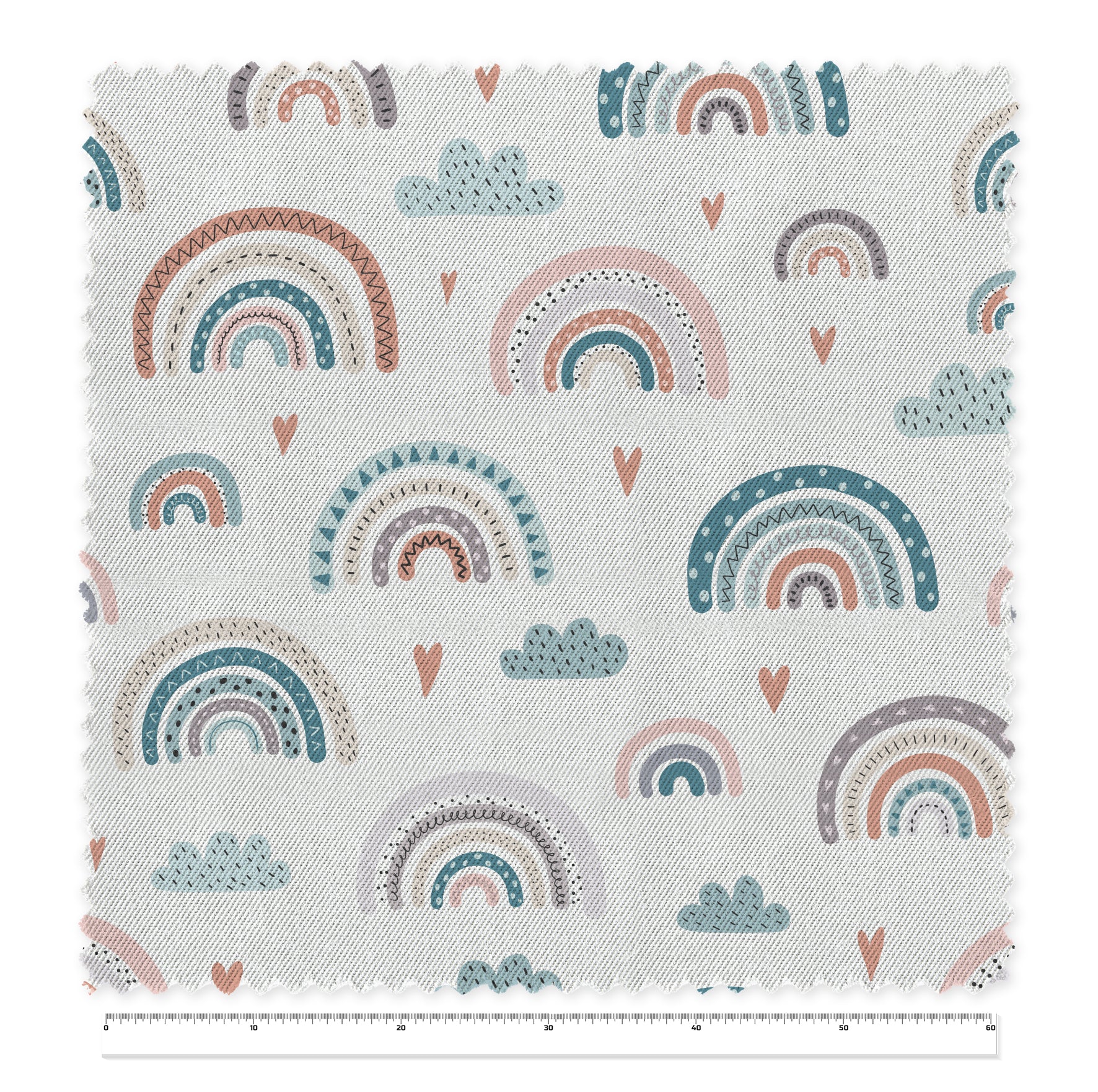 Textil Color Rainbow | Diseño Arcoíris Artesanal – The Wall - Tela x ...