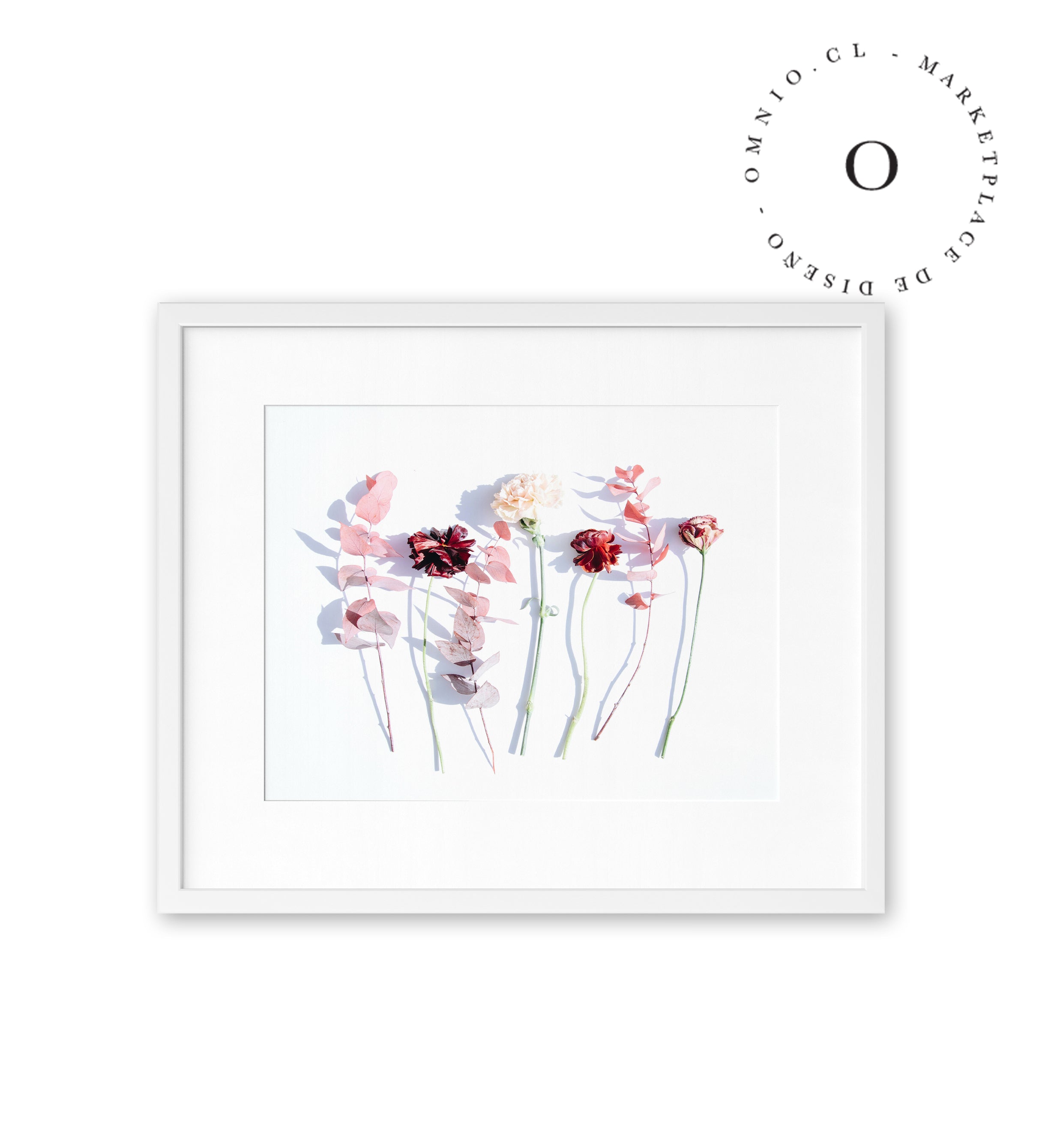 Lámina Flower Exposure | Flores Acuarela – The Wall Chile - Blanco ...