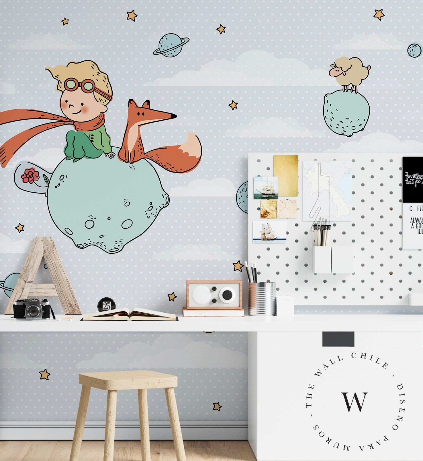 Papel Mural Little Prince Fox | Infantil Literario – The Wall - The ...