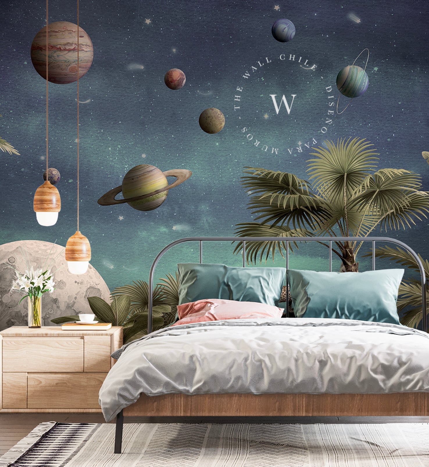 Pretty Planets - m2 // Papel Vinilico Autoadhesivo - The Wall Chile